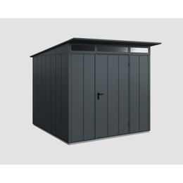 EcoStar Ger&auml;tehaus 'Elegant-P Typ 2' anthrazitgrau 238 x 238 cm, mit Einzelt&uuml;r