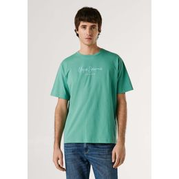 Pepe Jeans Herren T-Shirt "basic t-shirt EGGO N"woods gr&uuml;n, Gr. XS, 100% Baumwolle, Shirts