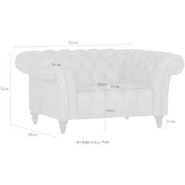 GUTMANN FACTORY Sessel &raquo;Amazonas, Sessel mit Anilinleder-Bezug, Breite 230 cm&laquo; Sitzpolsterung: formstabiler Poly&auml;therschaum auf Wellenunterfederung braun Anilinleder,
