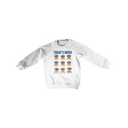 Kinder Sweatshirt "PAW PATROL Today's Mood Kids Sweatshirt" in Wei&szlig; | Gr.: 9-10 Jahre