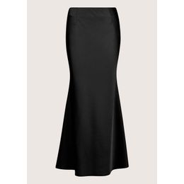 Madeleine Mode MADELEINE Damen Midirock "Satinrock Eleganter Maxirock f&uuml;r festliche Anl&auml;sse", schwarz, Modern, Gr. 36, Obermaterial: 100% Polyester PES., R&ouml;cke,
