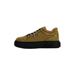 Pinko Yoko 01 Low-Top-Sneaker aus Leder Gr&uuml;n | Gr.: 41