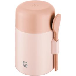 Zwilling Thermobeh&auml;lter &raquo;Thermo Plus&laquo; Auslaufsicher, Doppelwandisolierung, mit L&ouml;ffel, Edelstahl rosa Edelstahl B/H/L: 11cm x 15cm