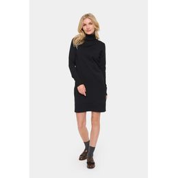 Saint Tropez Kleid MilaSZ Rollneck Dress Gerade Passform in Black | Gr.: M