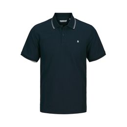 Jack & Jones Plus Shirt 'JJEAustin' male size 5XL Black / White