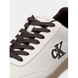 Calvin Klein Sneakers male size 44 Dark brown / White / Off white