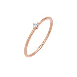 Elli Premium Ring Damen Gr&ouml;&szlig;e 58 rosegold / silber