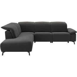Musterring Ecksofa &raquo;MR 370, intelligenter Komfort im modernen Design&laquo; Optionale Relaxfunktion, flexible Kopfteile & klappbare Armlehnen 95% Polyester, 5% Nylon B