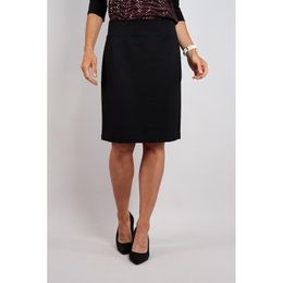 Seidel Moden Damen Minirock Sommerrock mit elastischem Bund / MADE IN GERMANY schwarz 40
