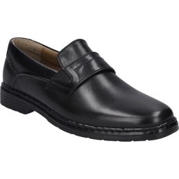 Josef Seibel Herren Slipper "Alastair 15, schwarz", Gr. 45, schwarz, Obermaterial: 100% Rindsleder Leather cow., Schuhe