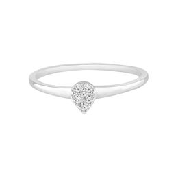 Diamant Exquis Ring Damen Gr&ouml;&szlig;e 50 silber