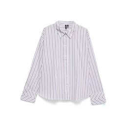 V&eacute;ro Moda Vero Moda Hemd in Wei&szlig;/ Lila - 25% | Gr&ouml;&szlig;e M | Damen-blusen