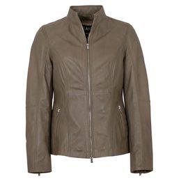 Jilani Lederjacke Lammnappa in Dunkelsand | Gr.: 44