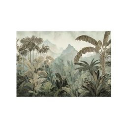 WALLARENA Fototapete Dschungel in Gr&uuml;n | Gr.: 150 x 105 cm