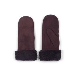 Howard London Fingerhandschuhe 'Women's Leather Gloves Elsa Dark Brown' Damen Gr&ouml;&szlig;e L dunkelbraun
