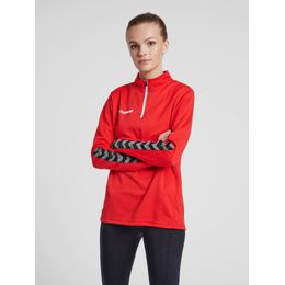 Hummel Halbrei&szlig;verschluss Jacke Hmlauthentic Damen in TRUE RED | Gr.: L