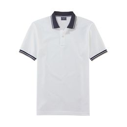 OLYMP Shirt male size L Cream / Navy / White