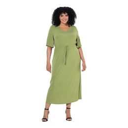 Ulla Popken Midikleid in grasgr&uuml;n | Gr.: 62/64