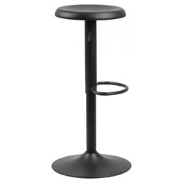 ACTONA GROUP Barhocker &raquo;Finch&laquo; Barstuhl, (Set, 2 St), H&ouml;henverstellbar, Fu&szlig;st&uuml;tze, Trompete Gestell schwarz B/H/T: 40cm x 82cm x 40cm, Kunstleder 