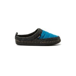 nuvola Hausschuhe "Zueco New Wool" in Petrolblau | Gr.: 40