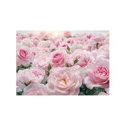 WALLARENA Fototapete Blumen in Rosa | Gr.: 400 x 280 cm
