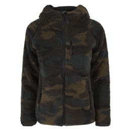 Brandit Damen Allwetterjacke "Brandit Damen Ladies Teddyfleecejacket", gr&uuml;n, Gr. XS, mehrfarbig, 100% Polyester, Jacken