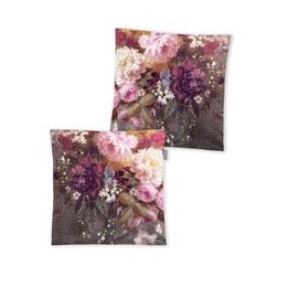 Irisette Dekokissen &raquo;Soft-Set 8955&laquo; kuschelig weich bunt Obermaterial: 100% Polyester B/L: 45cm x 45cm, 1 Stk.