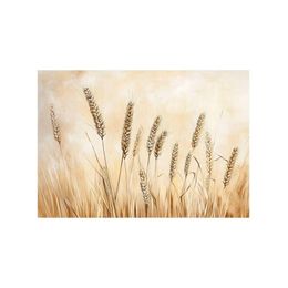 WALLARENA Fototapete Pampasgras in Beige | Gr.: 300 x 210 cm