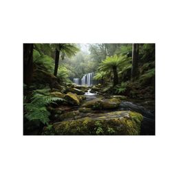 WALLARENA Fototapete Wald in Gr&uuml;n | Gr.: 150 x 105 cm