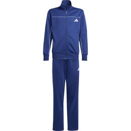 Adidas Sportswear Trainingsanzug 'Junior Tricot Colourpop' Jungen Gr&ouml;&szlig;e 164 dunkelblau / wei&szlig;