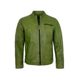 Jilani Lederjacke Lammnappa in Gr&uuml;n | Gr.: 60