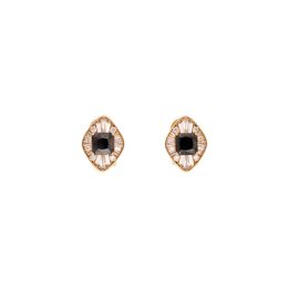 NAEMI Ohrringe Damen Gr&ouml;&szlig;e One Size gold / schwarz