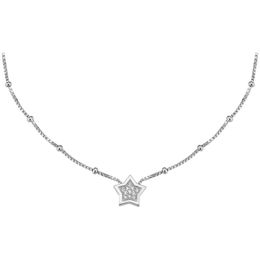 Firetti Damen Kette mit Anh&auml;nger &raquo;Schmuck Geschenk Silber 925 Halsschmuck Anh&auml;nger Stern&laquo; mit Zirkonia (synth.) silber Silber 925 (Sterlingsilber), L:
