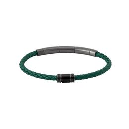 Police Herren Armband &raquo;Carbon&laquo; 22cm, Edelstahl Leder
