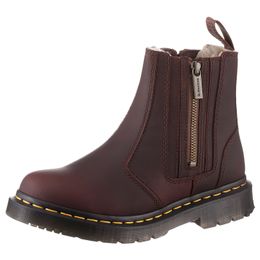 Dr. Martens Damen Chelseaboots "2976 Alyson", Gr. 36, rot, Leder, unifarben, Schuhe, Chunky Boots, Plateau Schuh, Boots mit Blockabsatz