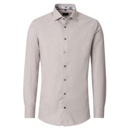 Venti Herren Businesshemd "Venti Businesshemd extra langer Arm 72cm uni", beige, Gr. 40, unifarben, 100% Baumwolle, Hemden