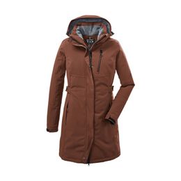 Killtec Damen Parka "KOW 165 WMN PRK", braun, Gr. 46, Obermaterial: 100% Polyester.Futter: 100% Polyester.F&uuml;llung: 100% Polyester, Jacken, Wasser-