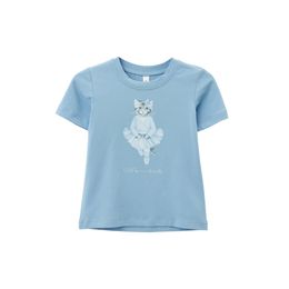 Cat E Lolette Shirt 'Ballerina Cat' M&auml;dchen Gr&ouml;&szlig;e 110 hellblau