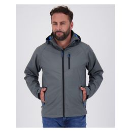 DEPROC Active Softshelljacke ELLIOT PEAK III in Grau | Gr.: S