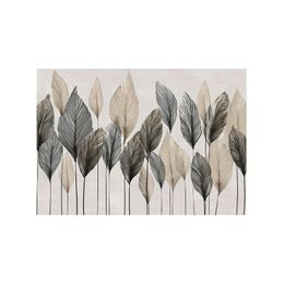 WALLARENA Fototapete Bl&auml;tter in Beige | Gr.: 150 x 105 cm
