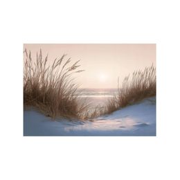 WALLARENA Fototapete Strand in Beige | Gr.: 150 x 105 cm