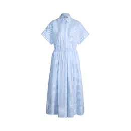 JOOP! Kleid Damen Gr&ouml;&szlig;e 42 hellblau / wei&szlig; Sommerkleid