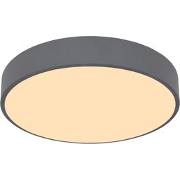 GLOBO LIGHTING Deckenleuchte &raquo;TARTARUS&laquo; LED-Modul 1 Stk. Warmwei&szlig; Deckenlampe Wohnzimmer-Leuchte Schlafzimmer-Leuchte Flur K&uuml;che &Oslash; 40cm H: 10,5cm, 1 