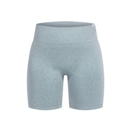 Smilodox Amaze Pro High Waist Performance Shorts Damen Gr&ouml;&szlig;e L graumeliert