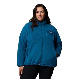 Columbia Damen Fleecejacke &raquo;West Bend Full Zip II&laquo; Langarm-Design, mit Rei&szlig;verschluss, wasserabweisend, windabweisend blau S (34/36)