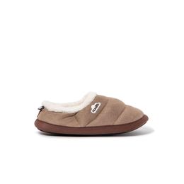 nuvola Hausschuhe "Classic Velvet" in Taupe | Gr.: 38,5