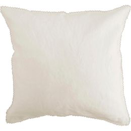 Fleuresse Kissenbezug &raquo;Provence&laquo; Leinen, Premium Qualit&auml;t, k&uuml;hlende Stoff beige Leinen, Obermaterial: 50% Baumwolle, 50% Leinen B/L: 40cm x 40cm, 2 