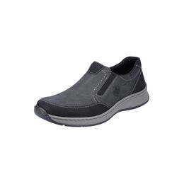 Rieker Slipper Herren Gr&ouml;&szlig;e 46 anthrazit / schwarz