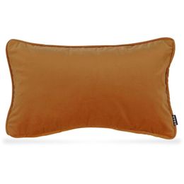 HOCK Dekokissen &raquo;Nobile Samt&laquo; Kissenh&uuml;lle mit F&uuml;llung, 1 St&uuml;ck braun Polyester B/L: 50cm x 30cm, 1 Stk.
