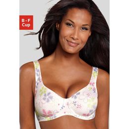 Nuance by Lascana T-Shirt-BH &raquo;, B&uuml;gel-BH&laquo; mit breiten Tr&auml;gern, aus hochwertiger Microfaser wei&szlig; 80, Cup C T-Shirt-BH